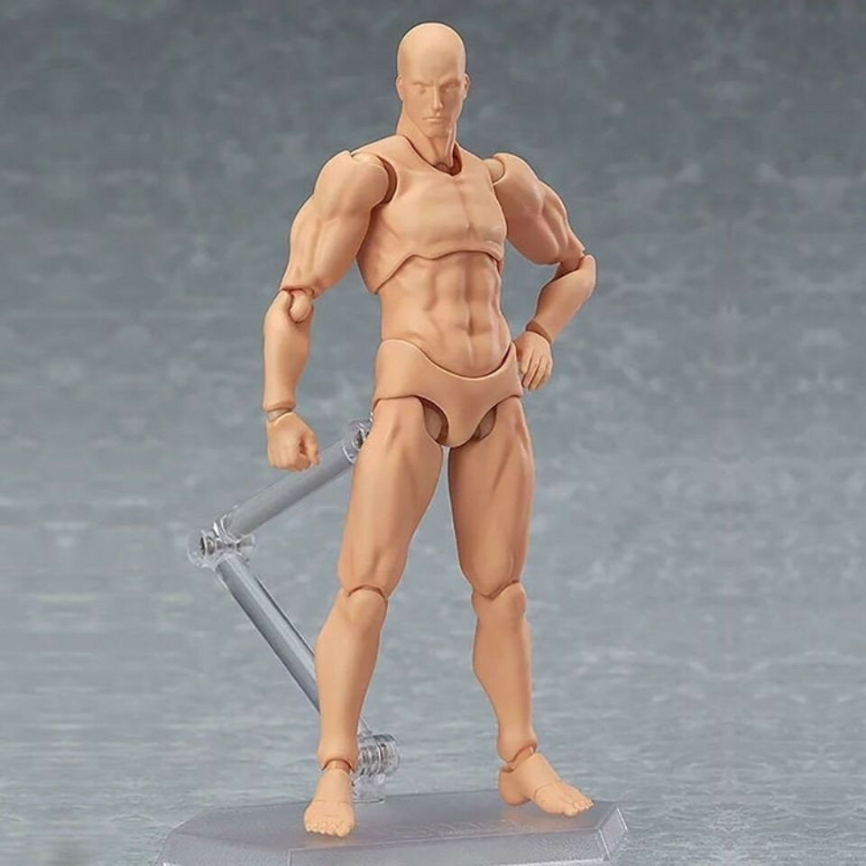 Figma2 Простые тела ручные куклы рисование искусство суставы движущиеся комиксы макеты Практические мужские и женские