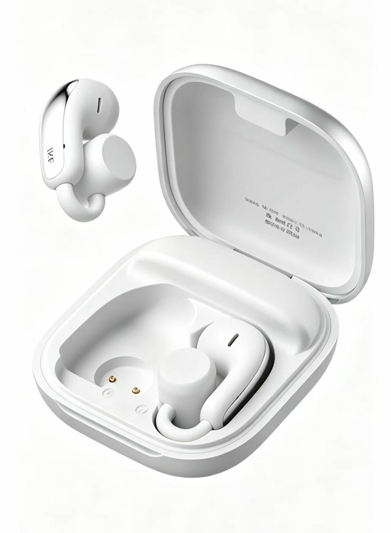 IKF C02 накладные на ухо Bluetooth наушники с костной проводимостью, долгий режим работы, белые