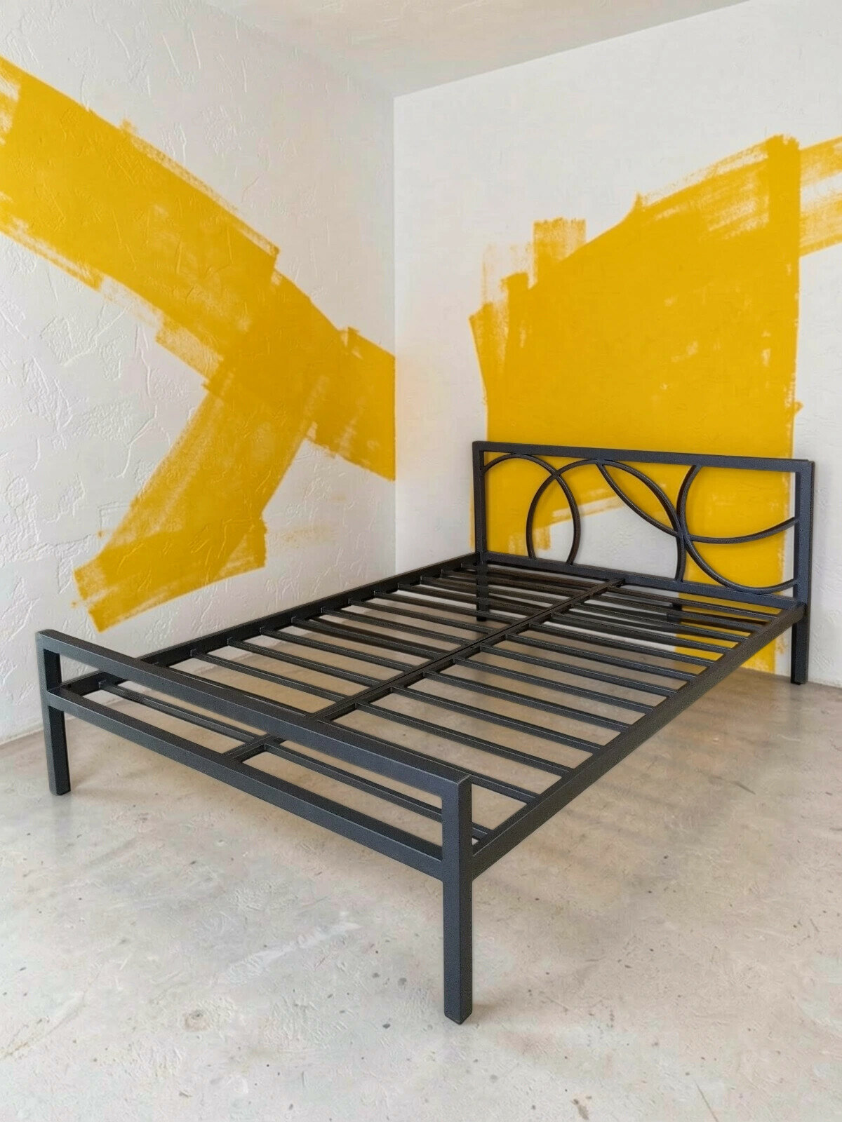 Кровать LOFT Mebel Злата 120x200, усиленная металлическая, кованная