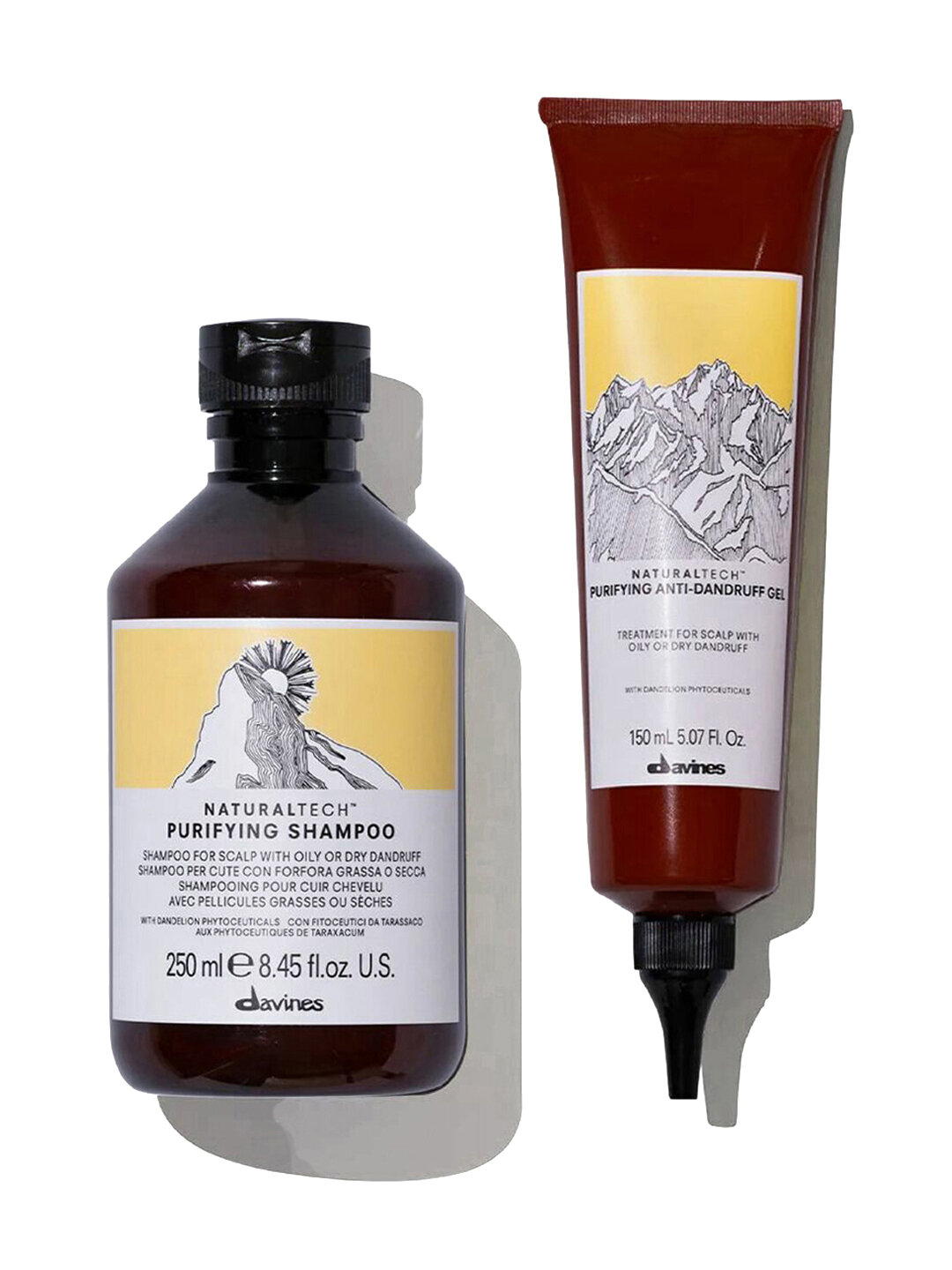 Набор против перхоти, NT Purifying, Davines, Италия, 250+150 мл
