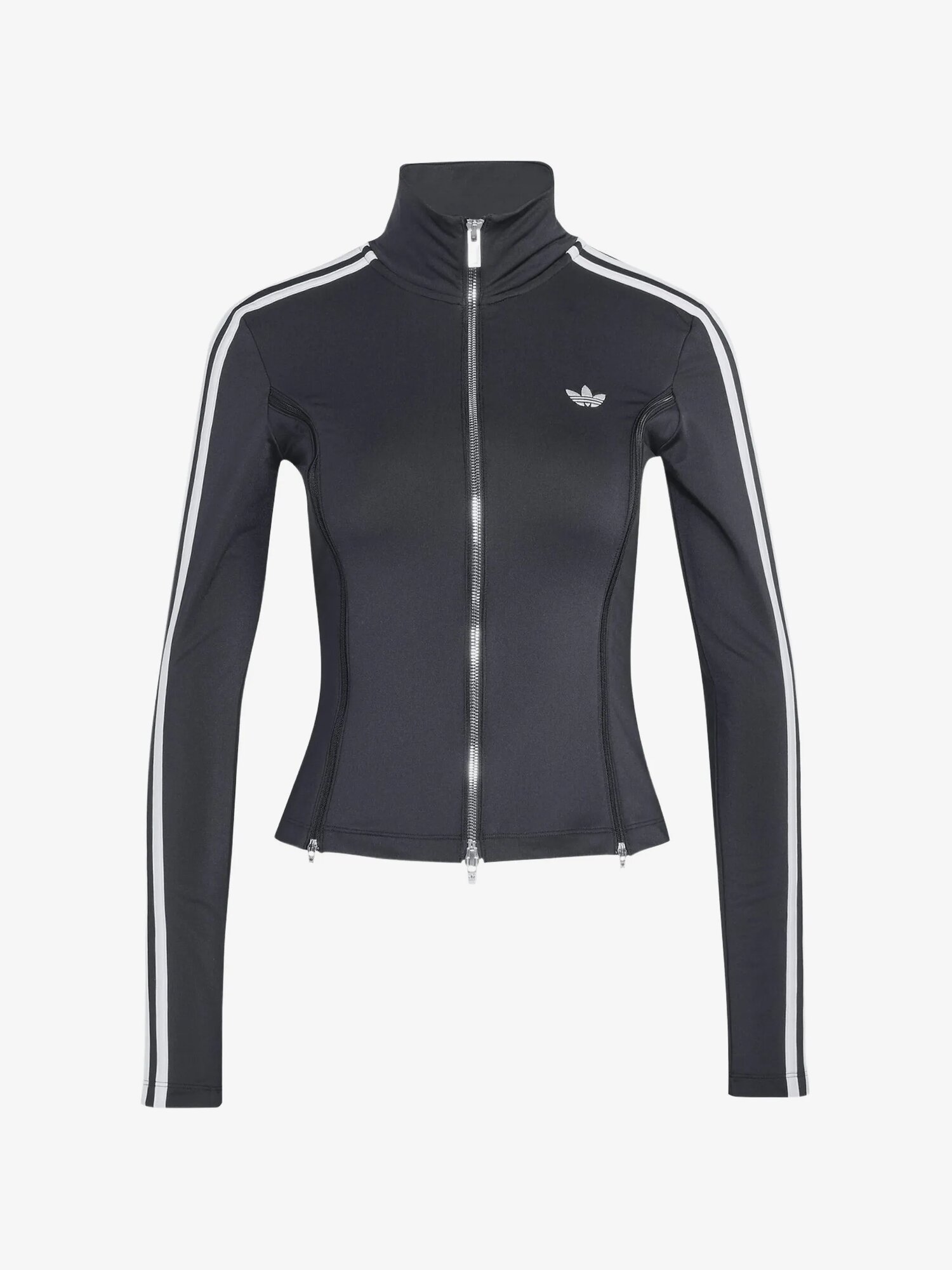 Футболка X Mia Marquez long-sleeve zipped T-shirt, slim-fit and turtleneck