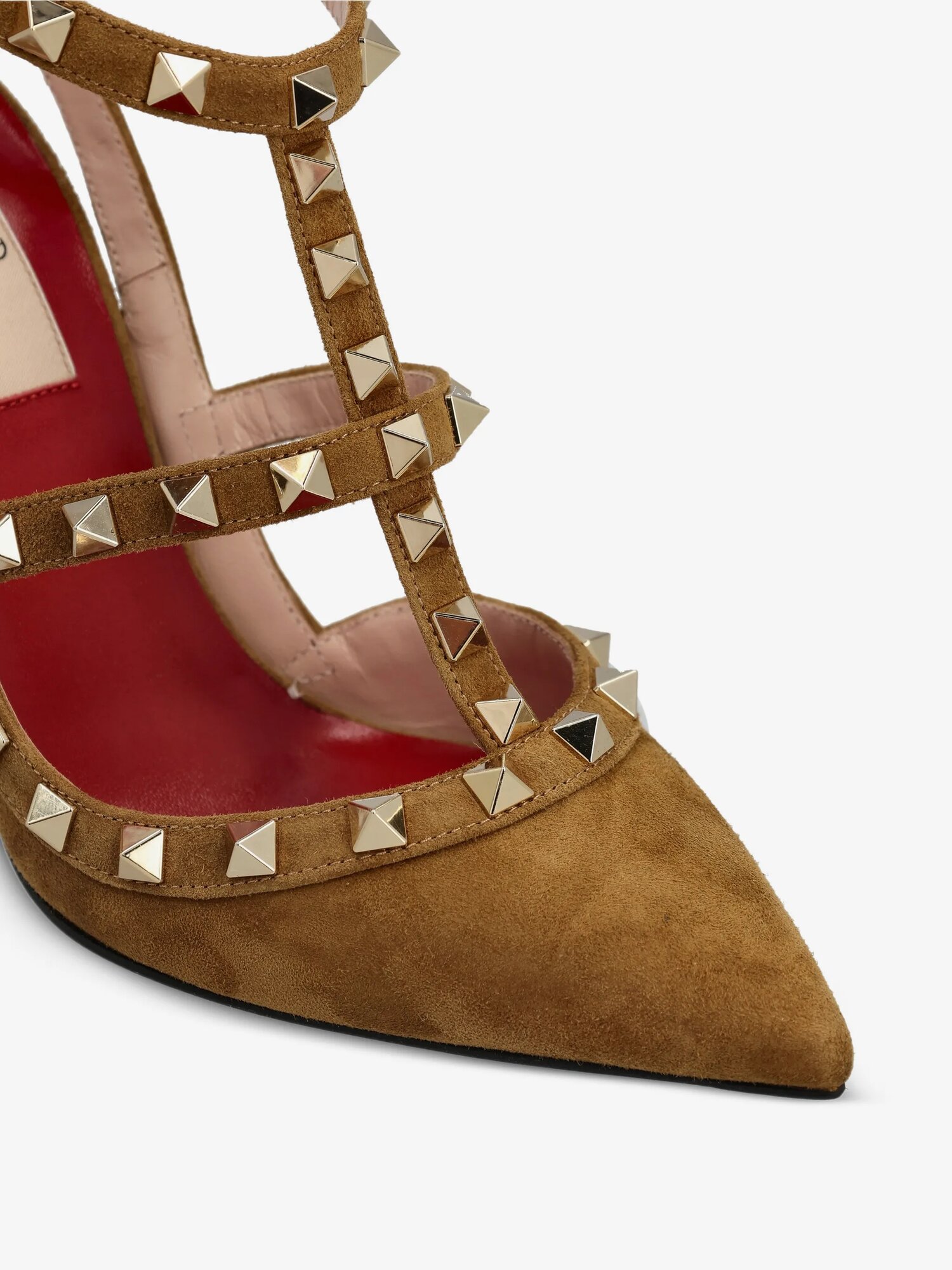 Туфли Valentino Rockstud, размер 39, коричневый — фото 1
