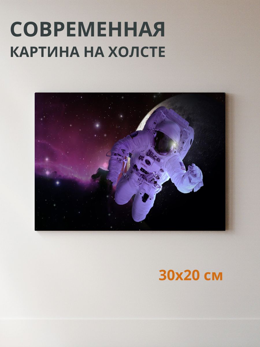 Картина на холсте Космос 30x20 см