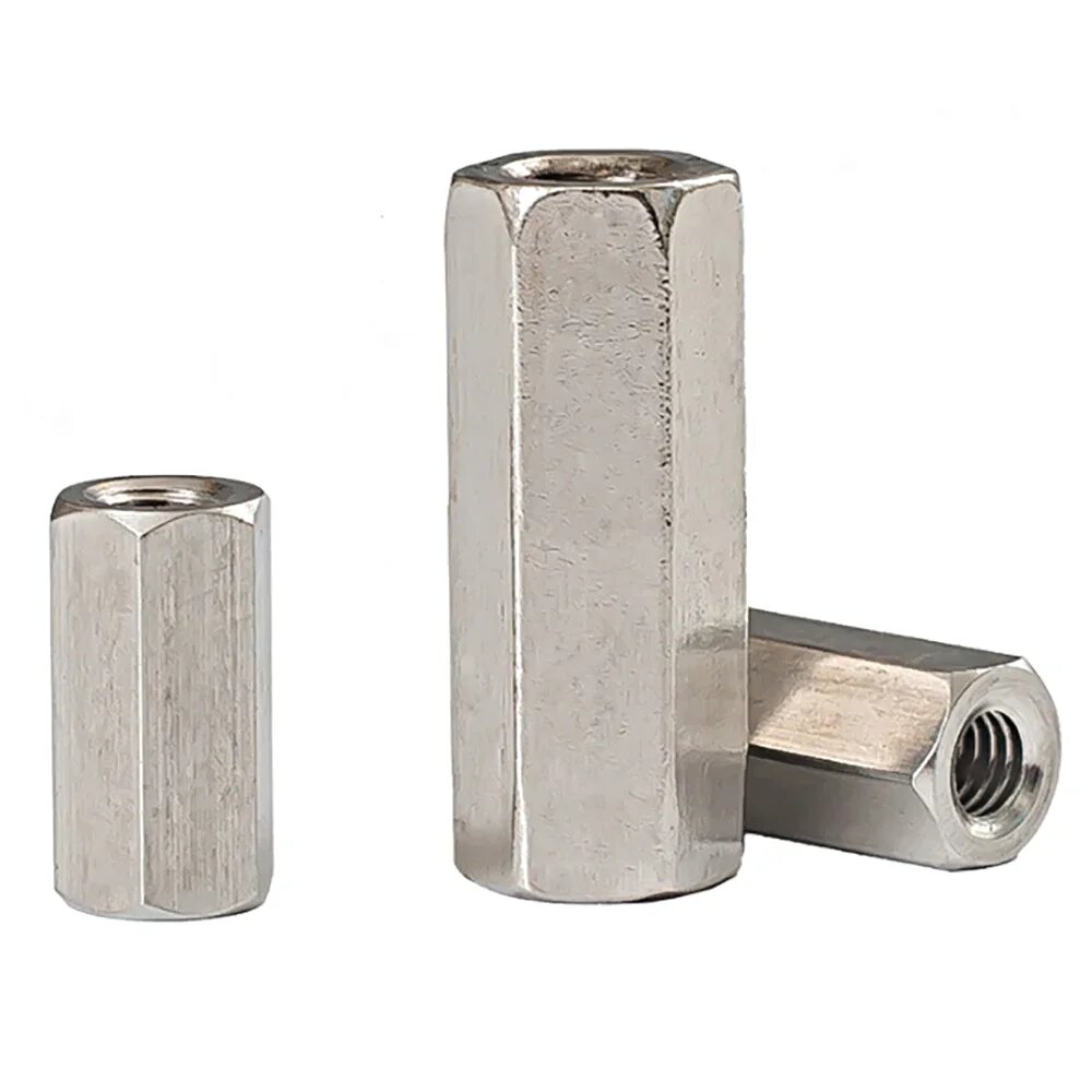 Гайки-шестигранники из нержавеющей стали GB56 UNC UNF 1/4 5/16 3/8 1I4-20x10x20(3Pcs)