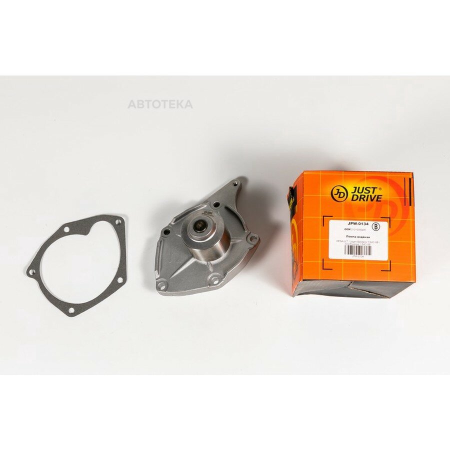 Помпа водяная JUST DRIVE JPW0134 RENAULT: Logan/Sandero 1.5dCi 08-\ Clio/Grand Scenic/Kangoo/Fluence 1.5dCi 05-\ NISSAN: Note/Micra 1.5dCi 05-;
