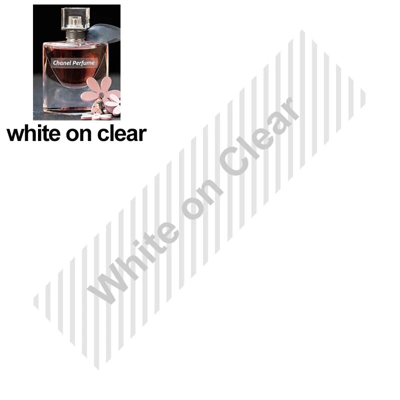 Ламинированная лента для этикеток idreamit 12мм, совместимая с Brother PT-H110 D600 White on Clear