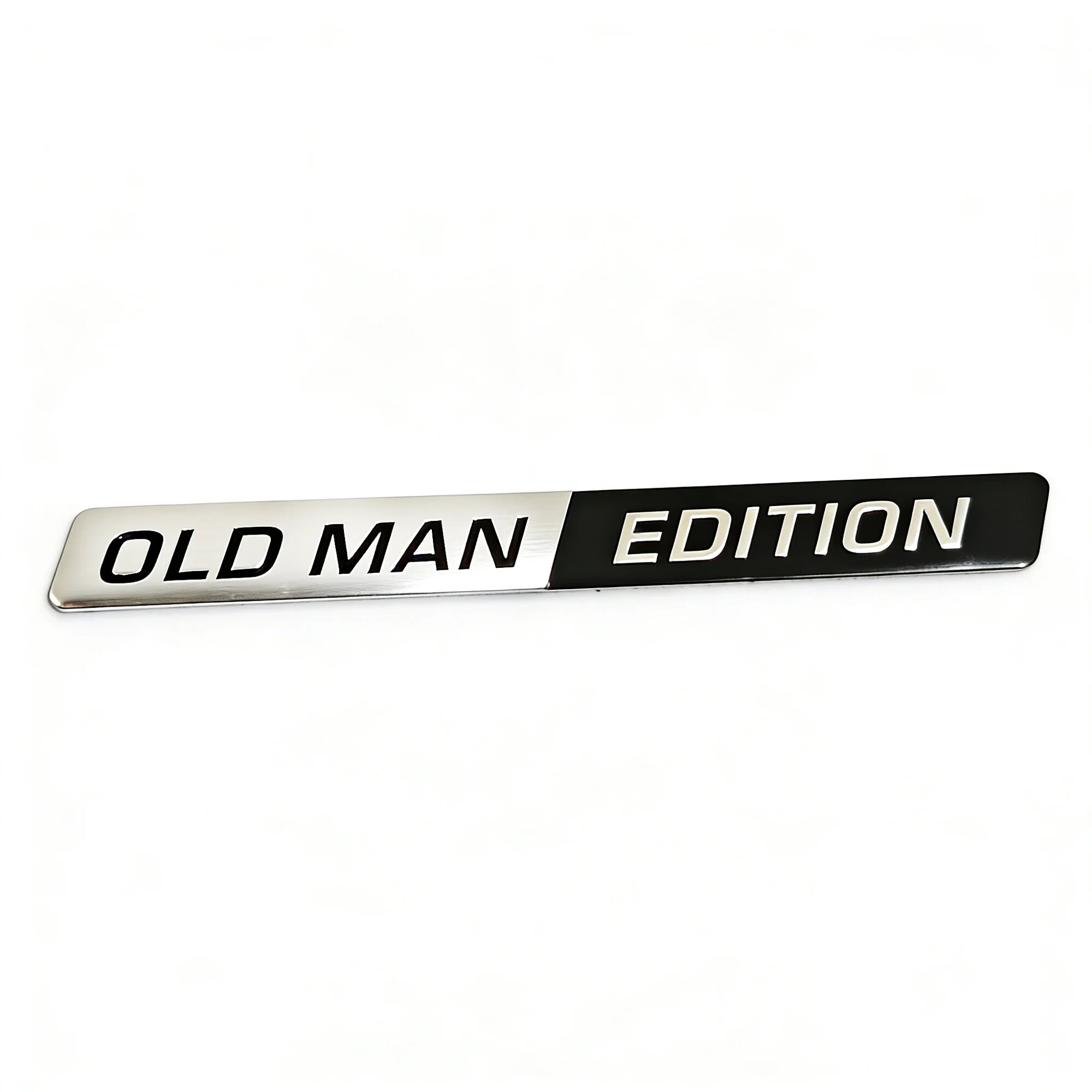 Наклейки На Автомобиль Из Алюминия Серии Old Man Edition Для Багажника И Боковых silver black