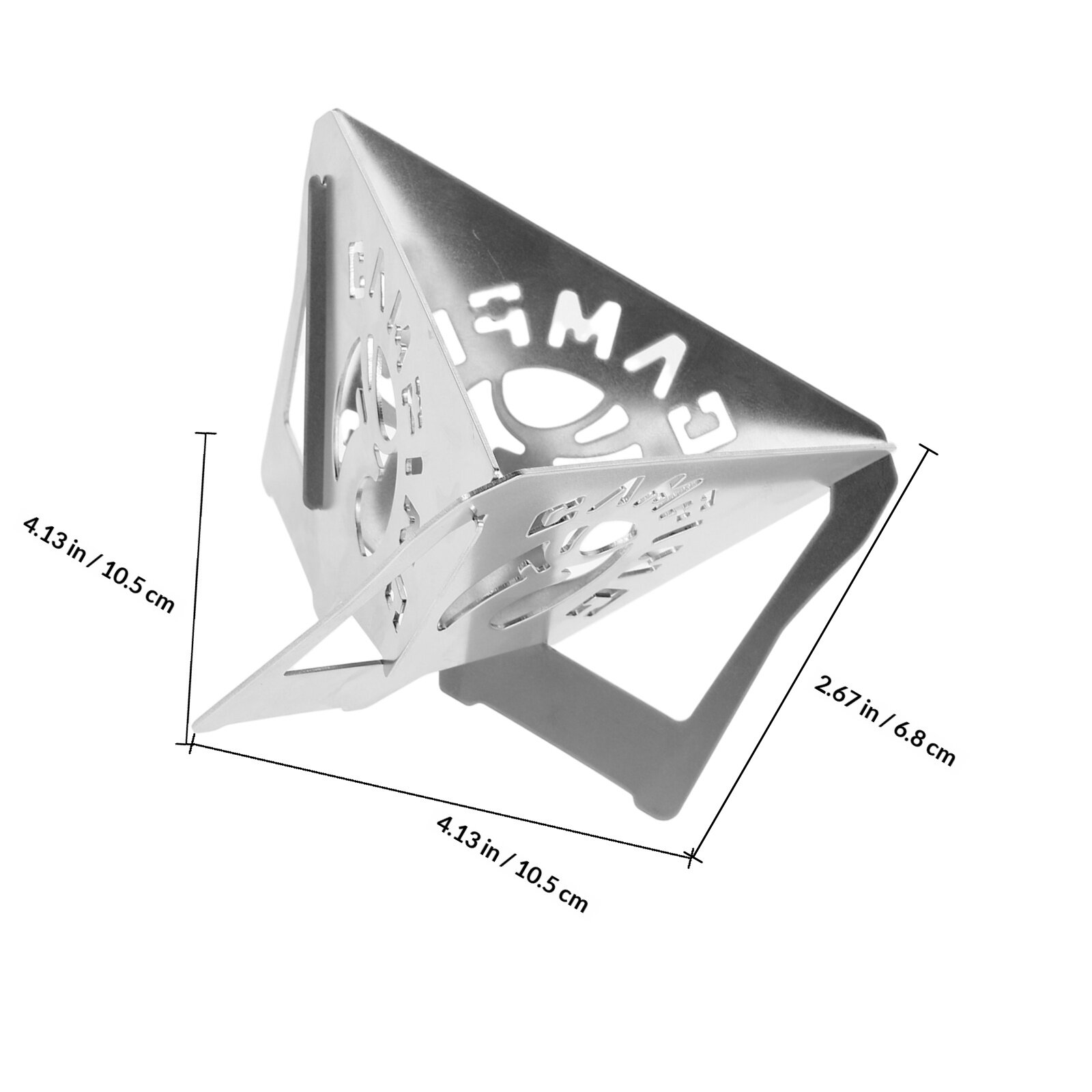 Набор Из 1 Шт Путешествие Дружелюбный Нержавеющий Кофейный Дripper Складной Фильтр Для Кофе 10.50X10.50X6.80Cm