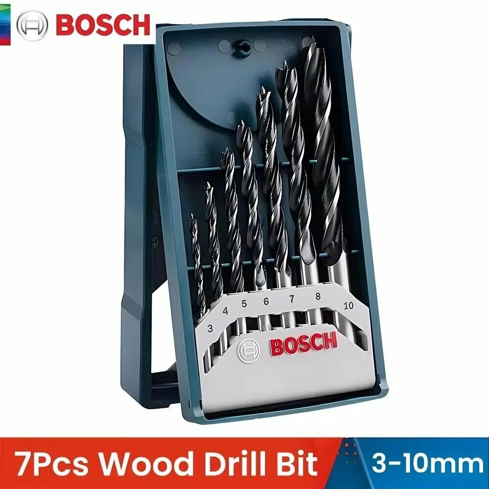 Мини-сверло по дереву Bosch 7шт