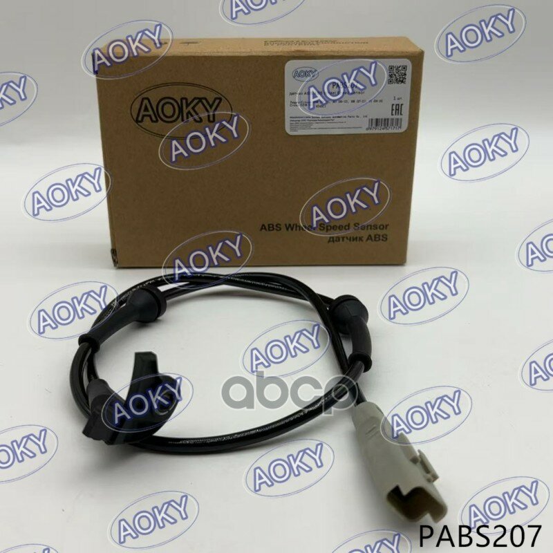 Датчик ABS передний Peugeot/Citroen 3008 (09-17), 307 (00-12), 308 (07-21), C4 (04-14) PABS207 AOKY/4545C1 9635384780 9652310.