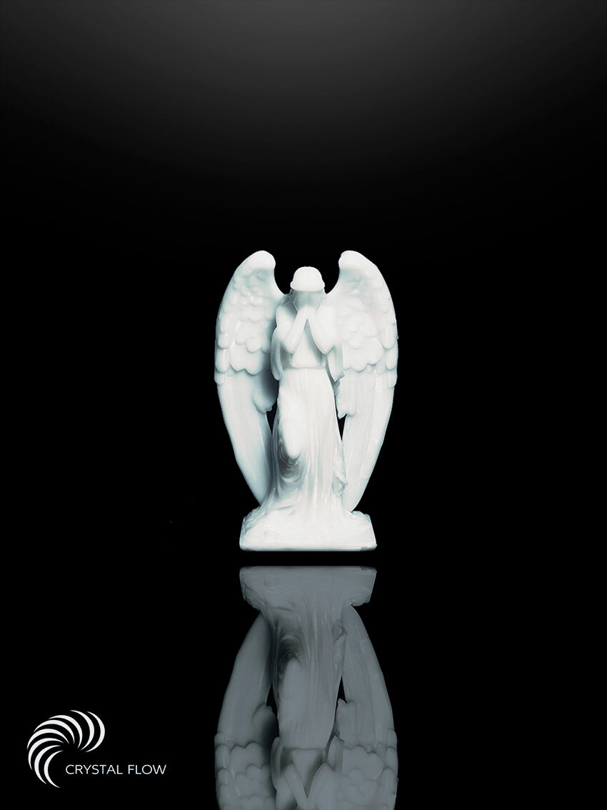 Мини Фигура "Плачущий Ангел" белый матовый
