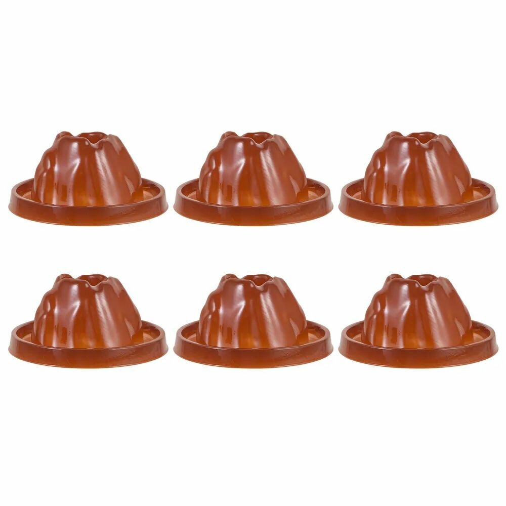 Набор из 6 пластиковых моделей вулкана для детских научных опытов и декоративного оформления