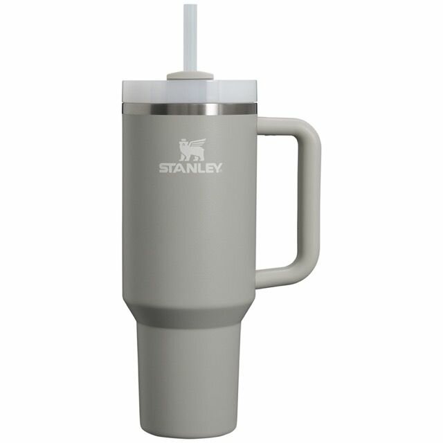 Термокружка STANLEY Quencher H2.0 1,18L (10-11913-134) с трубочкой, серая