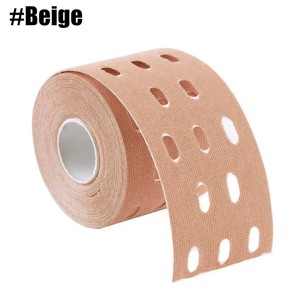 Хлопковая водостойкая кинезиологическая лента XQWOXQ Бежевый, Beige