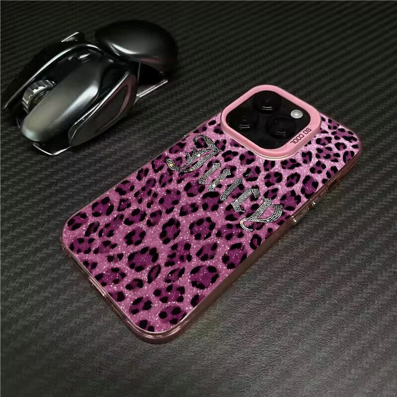 Розовый чехол Juicy Couture для iPhone 17 Pro