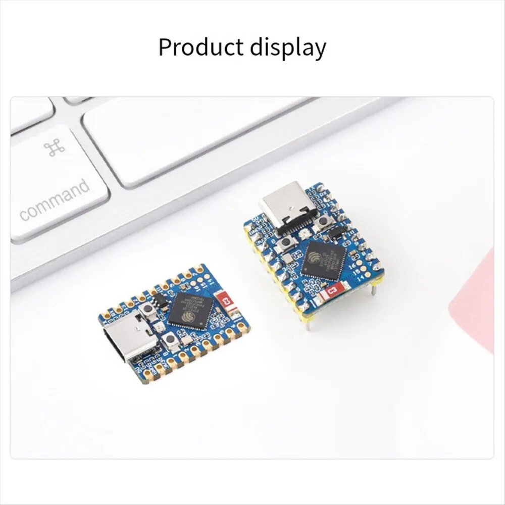 Аудиокабель, разноцветный, ESP32-S3FH4R2, двухъядерный процессор, USB Type-C, RGB LED, 2.4G керамическая антенна — фото 1