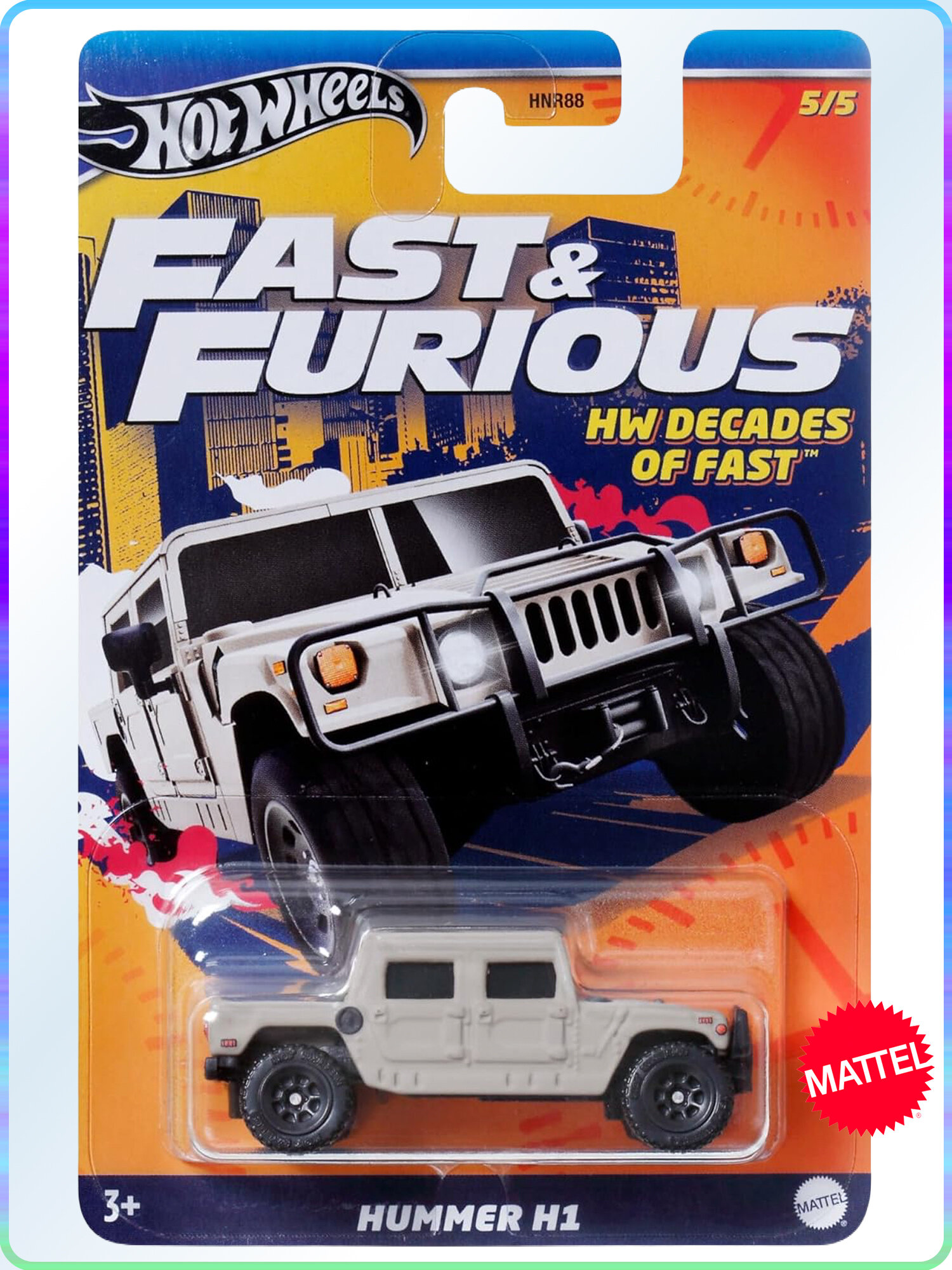 Hot Wheels HUMMER H1 серия Fast & Furious 5/5 Themed Assortment Mattel HRW45