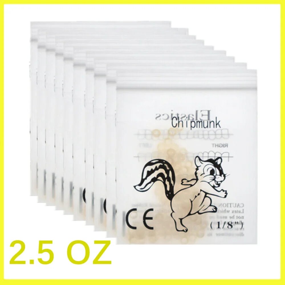 1000 шт, стоматологические ортодонтические эластичные резинки для брекетов для 2.5oz Chimpunk