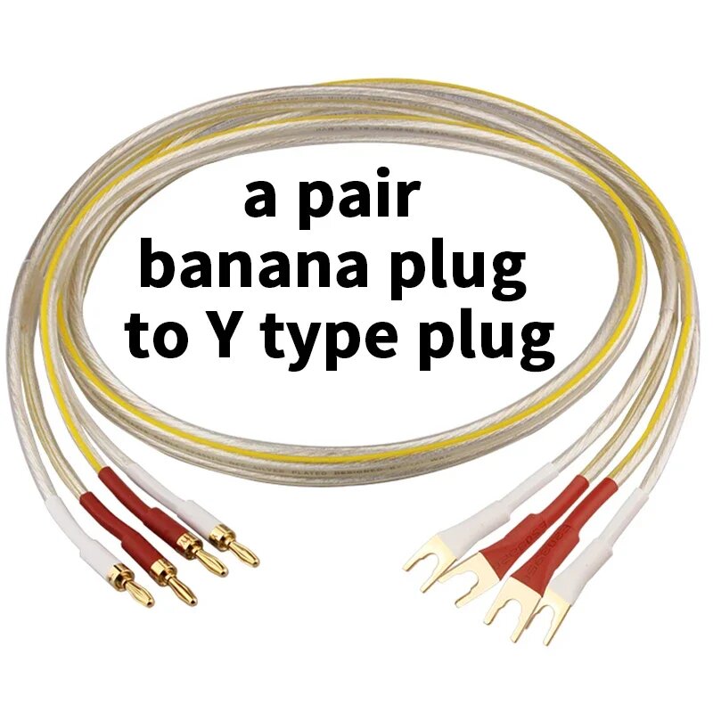 Кабель акустический YYAUDIO 3.5m, Banana to Y