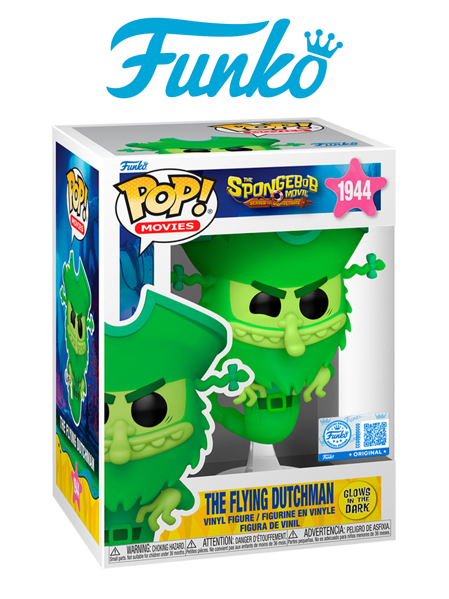 Фигурка Funko POP! The Flying Dutchman (Glow) (1944) SpongeBob SquarePants