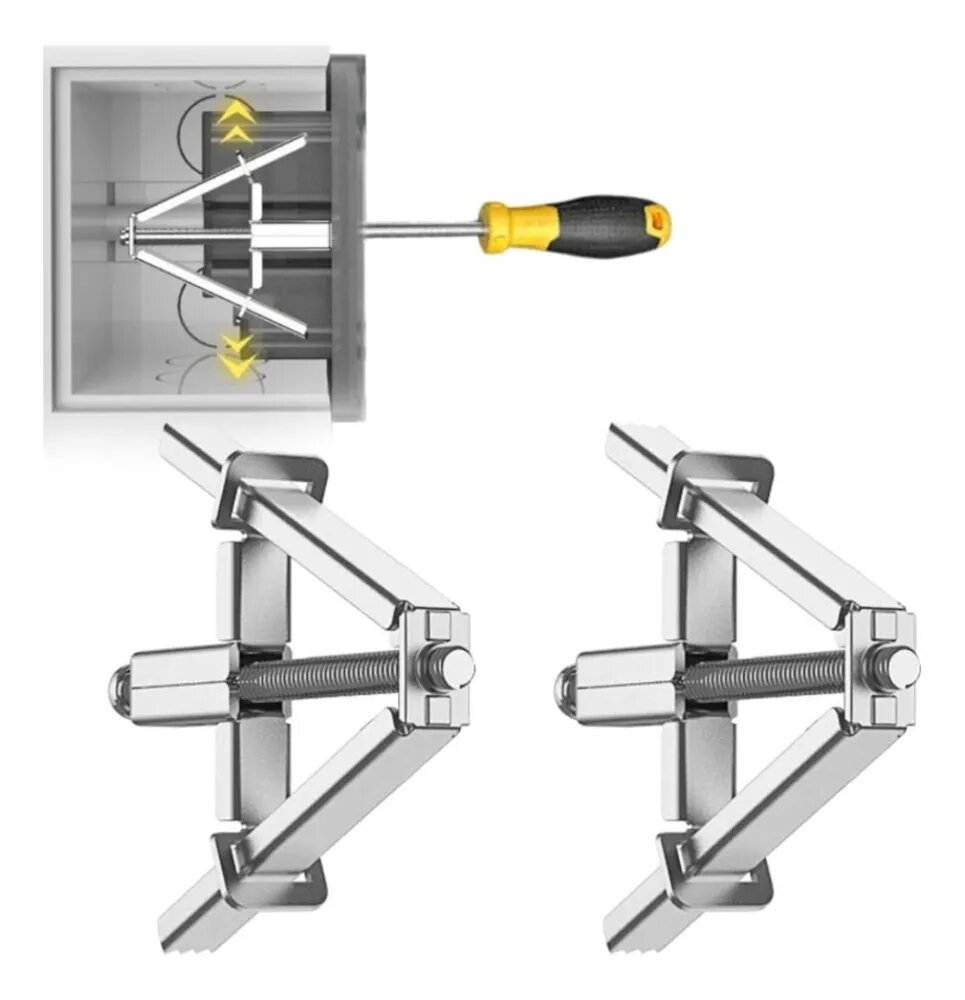 Креплений для ремонта скрытых распределительных коробок