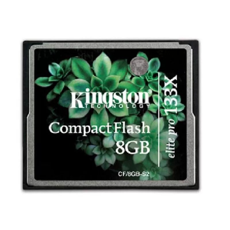 Карта памяти Kingston CF 8G 133X высокоскоростная для камер Canon 40D, 5D2, 7D, D700 Официальная стандартная