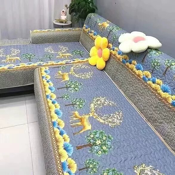 Комплект диванов на все сезоны, нескользящая подушка для дивана, универсальный комбинированный комплект диванных