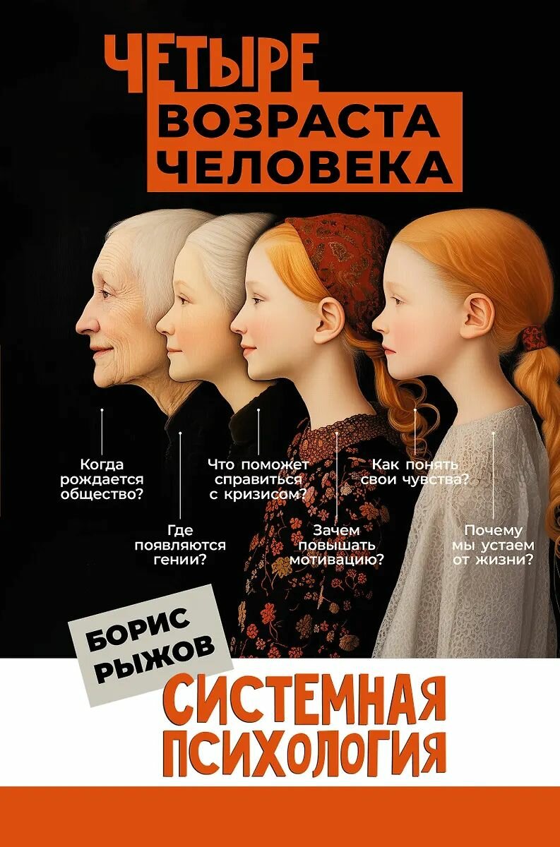Психологическое исследование АСТ Четыре возраста человека. Системная психология, Б. Н. Рыжов, 2024 г