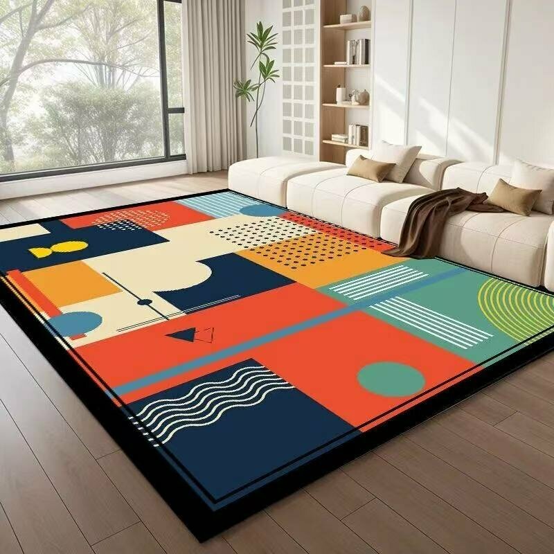 Ковер для гостиной в скандинавском стиле, простая элегантность, современный, для дома, под диван или журн200x400 см