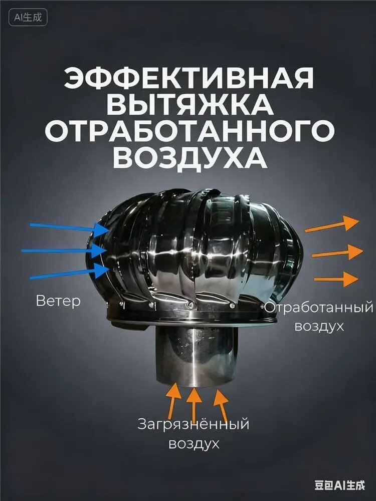 Вентиляционные отверстия, Крышный вентилятор, турбина, ветряные турбины