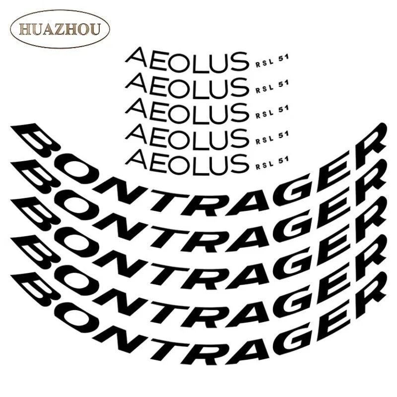 Наклейки на колеса Bontrager Aeolus RSL 51 TLR, White No.03
