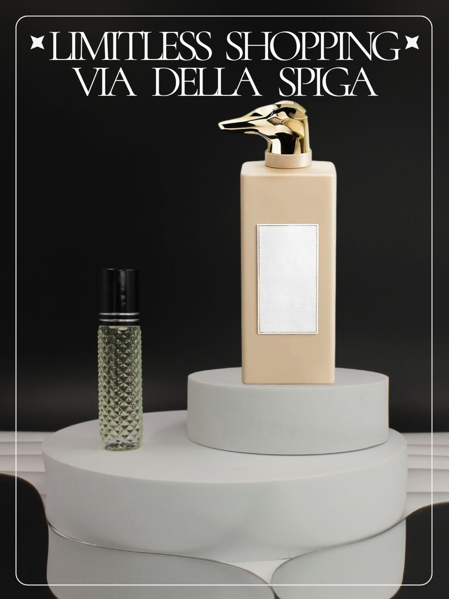 Perfum Secrets; Духи масляные Limitless Shopping Via Della Spiga; Лимитлесс Шоппинг Виа Делла Спига; роллер 8 мл