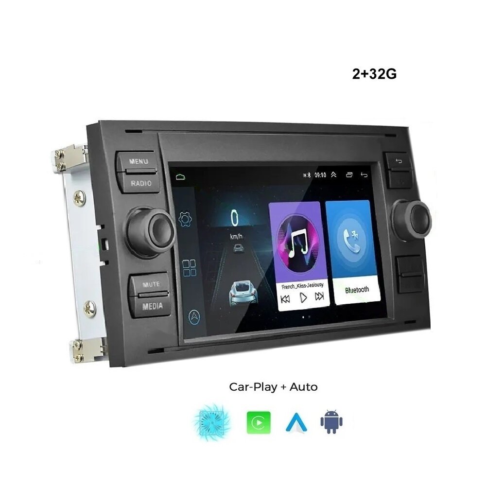 Магнитола для Ford Fusion/ Transit Андроид 2/32Гб