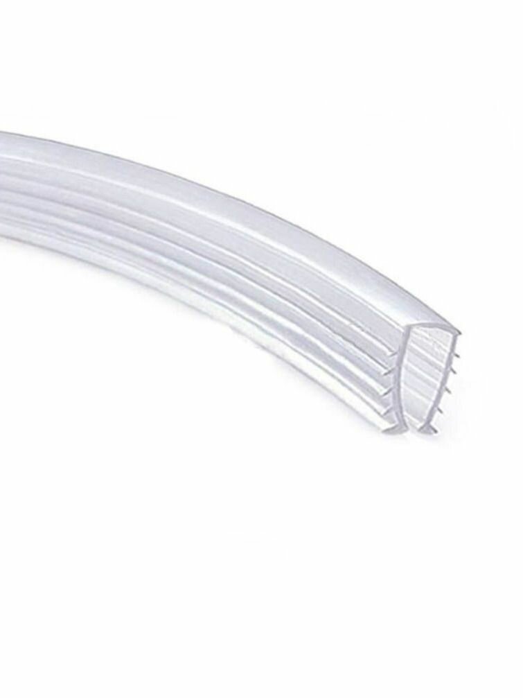 Уплотнитель для душевой кабины П-образный ёлочка 4 мм, 8 м