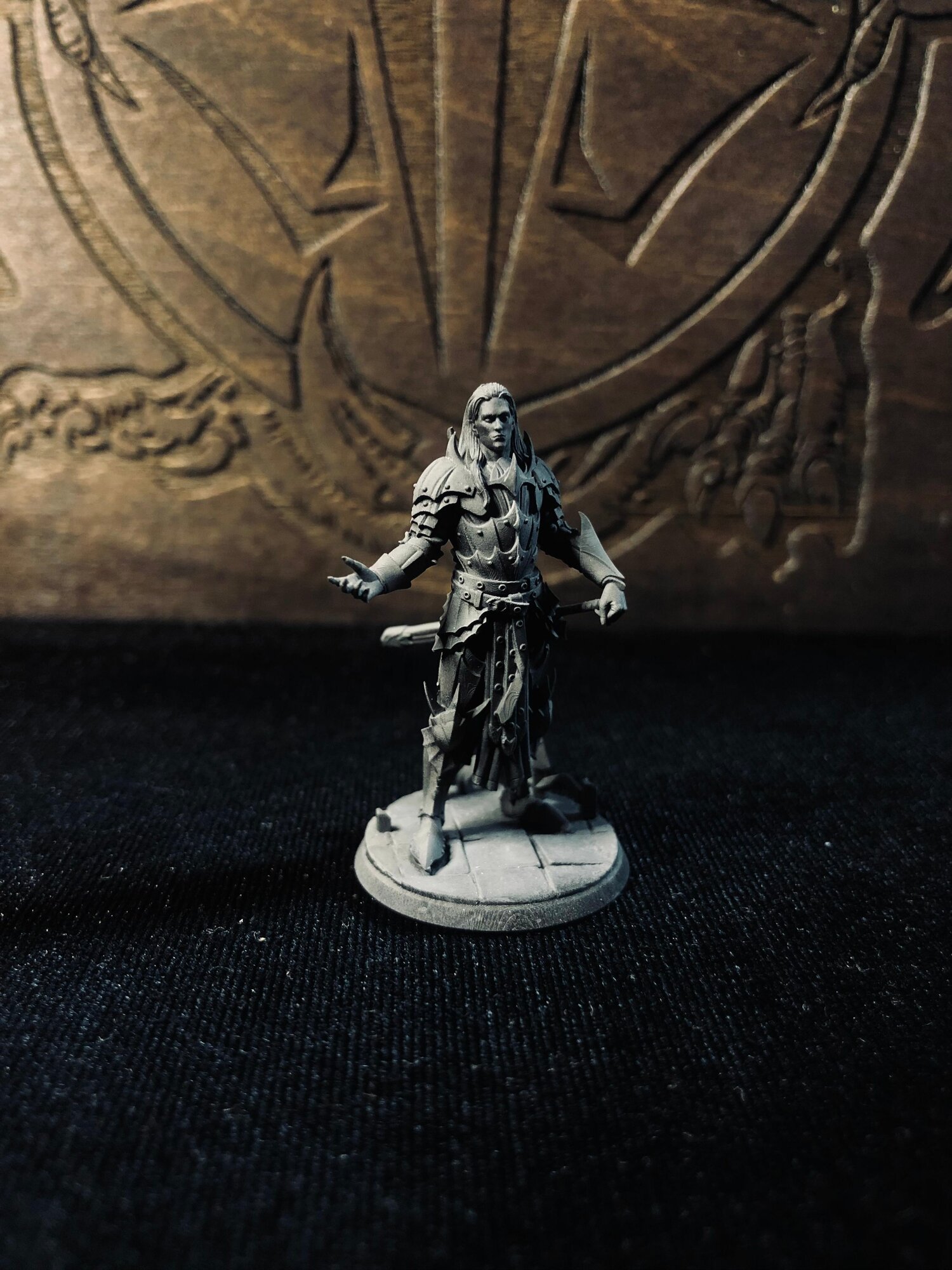 Эльфийский, великий воин, принц эльфов - Миниатюра для настольных игр DnD, ДнД, Dungeons & Dragons, Pathfinder.