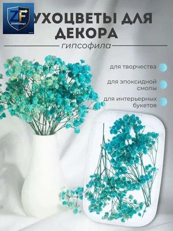 Сухоцветы Гипсофила, 1 шт
