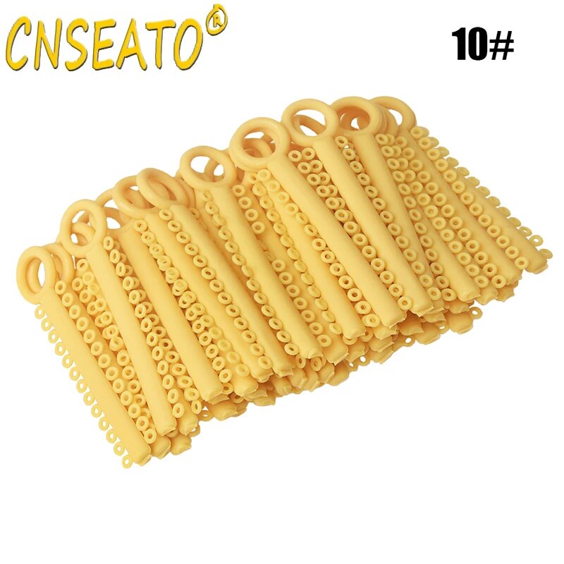 Эластичные лигатурные ленты CNSEATO Color 10 для брекетов