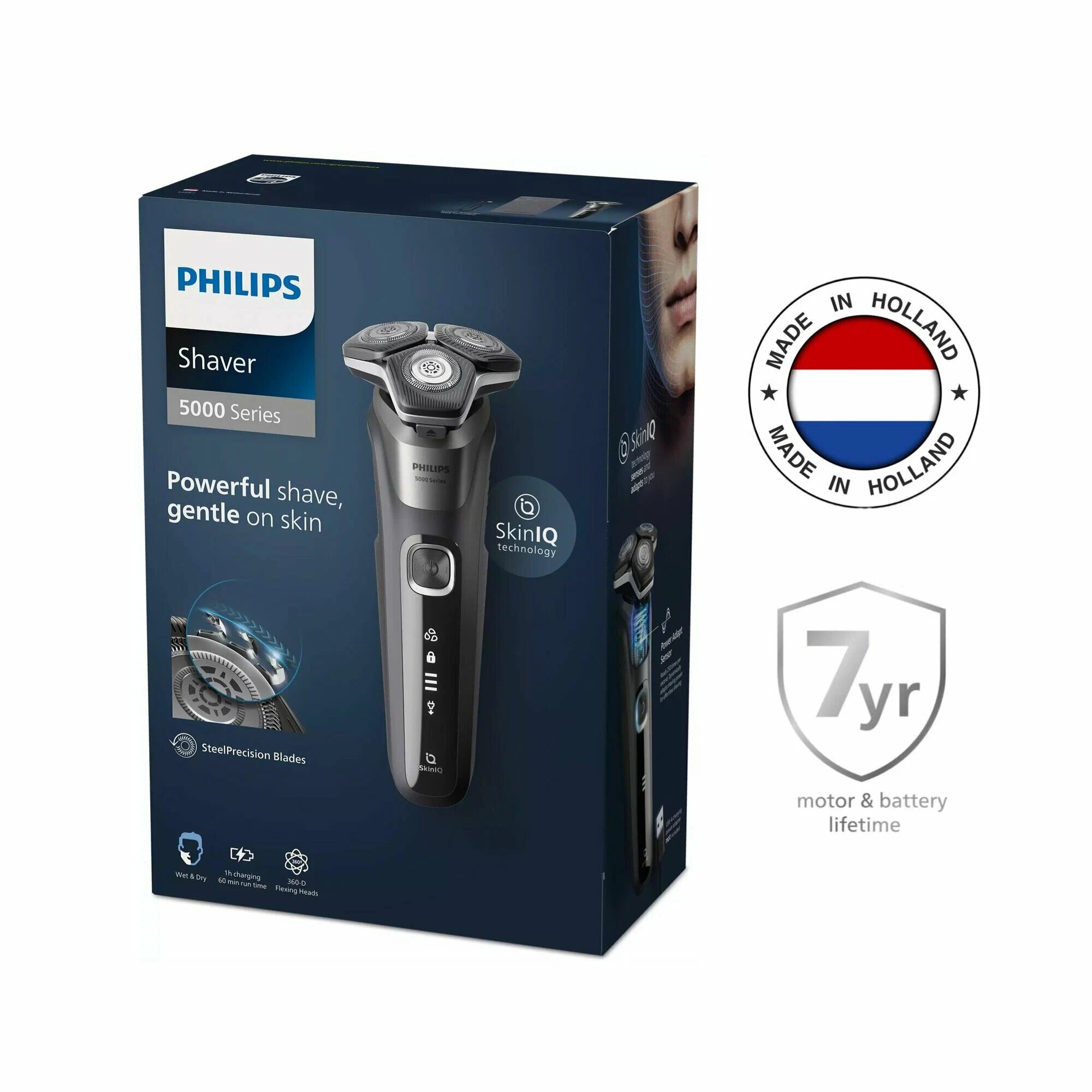 Электробритва Philips Shaver Series 7000 (S7885/50) для сухого и влажного бритья