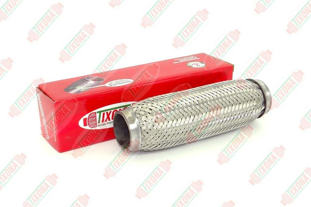 Гофра глушителя (40 x 200 mm.) /steel AISI 304 with inner braid/ TIXONA 40200