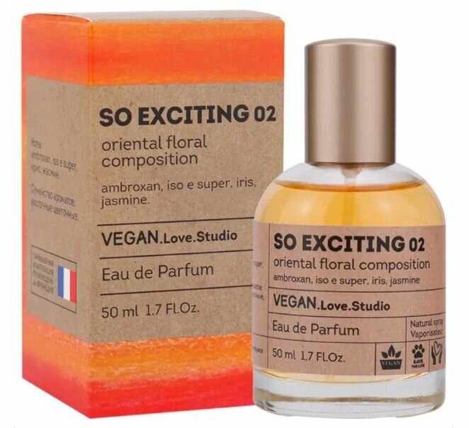 Вода парфюмерная Today Parfum Vegan Love SO EXCITING 02 50ml (аромат Escentric 02) для женщин