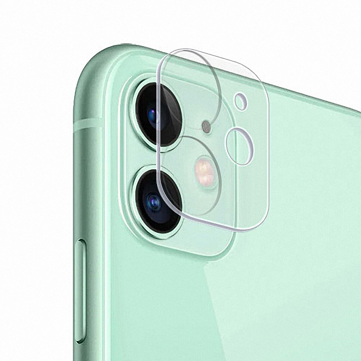 Защитное стекло на камеру Apple iPhone 11 прозрачное, глянцевое