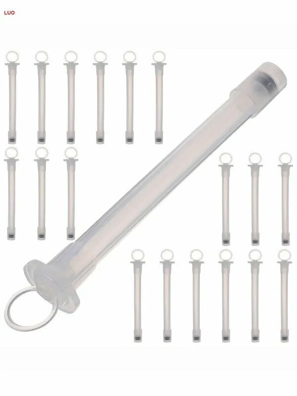 Одноразовые прозрачные аппликаторы для влагалищных суппозиториев, 100 шт, для женского применения