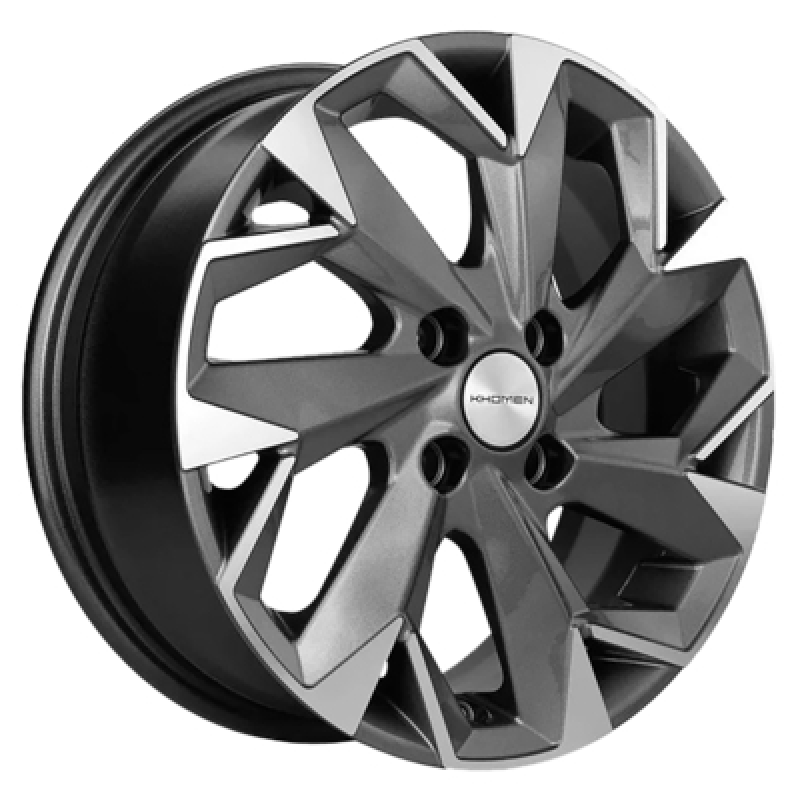 Диск колесный Khomen Wheels KHW1508 (Logan/Sandero) 6,0x15 4x100 Dia60.1 ET40 цвет Gray-FP