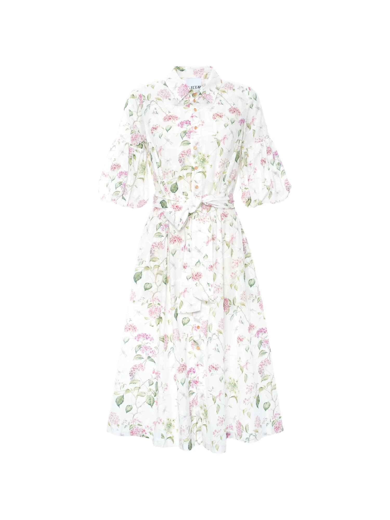 Платье Patterned cotton shirt dress