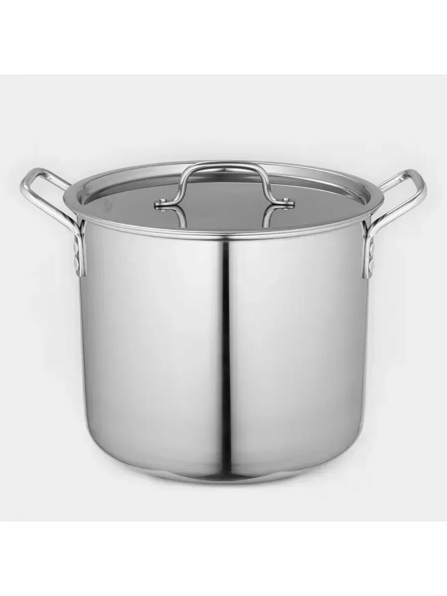 Кастрюля 15 л "Общепит" с крышкой