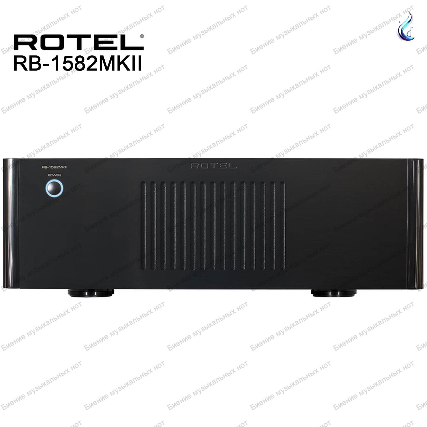 ROTEL RB-1582MKII Black Посткаскадный усилитель мощности 200 Вт/8 ОМ Домашний кинотеатр