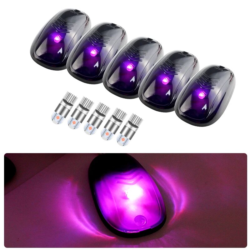 5 шт. 2 светодиода F150 габаритный фонарь на крышу кабины светильник в светильник белый свет Pink