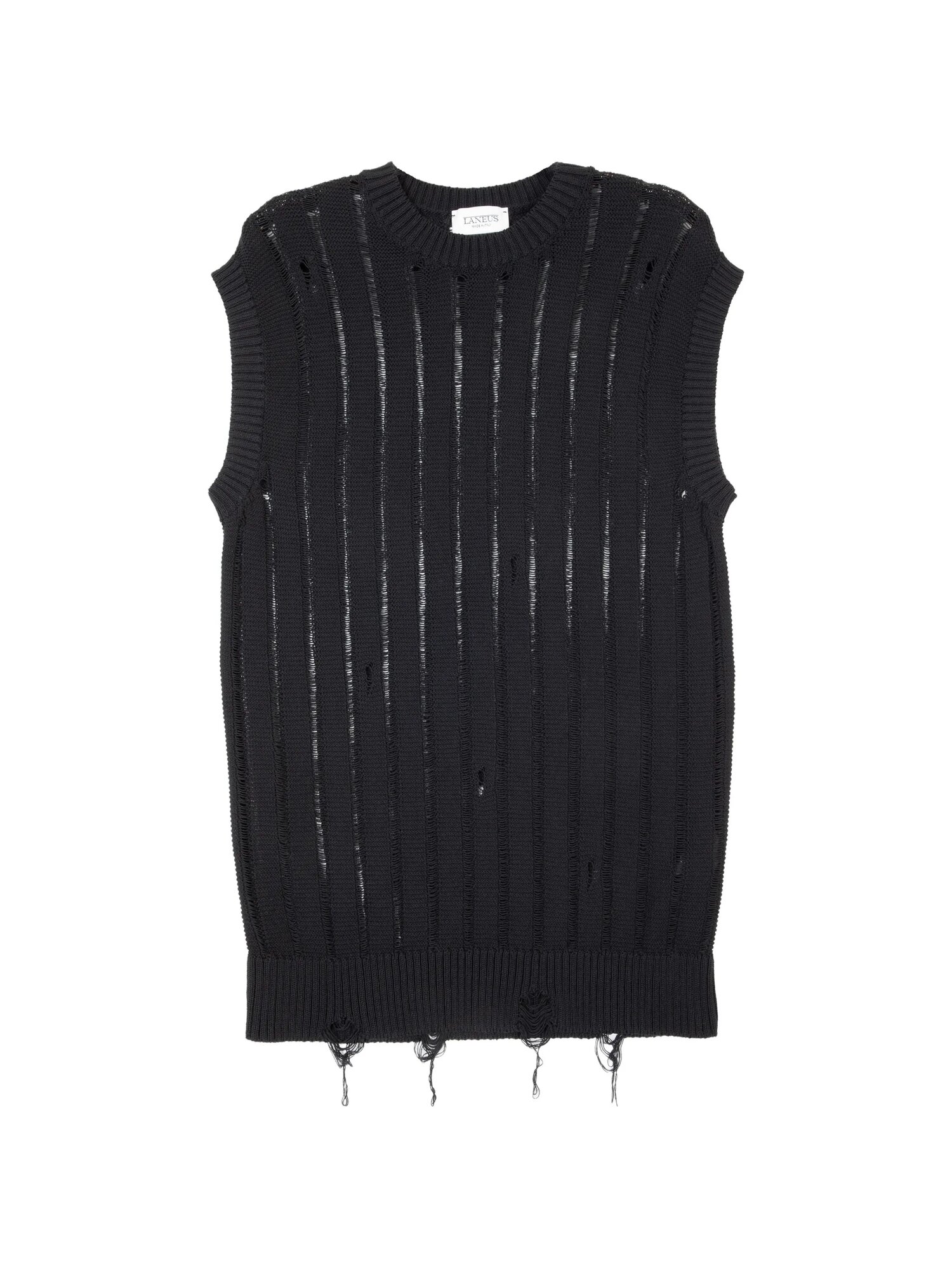 Жилет Laneus Ripped knitted vest