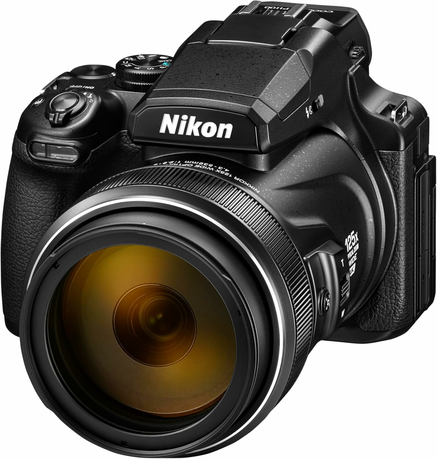 Фотоаппарат Nikon Coopix P1100, 125x оптический зум, стабилизация, черный