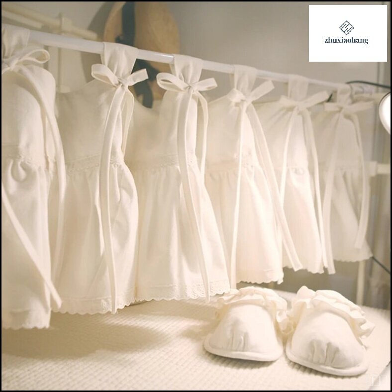 Коротенькие хлопковые занавески DZQ для кухни